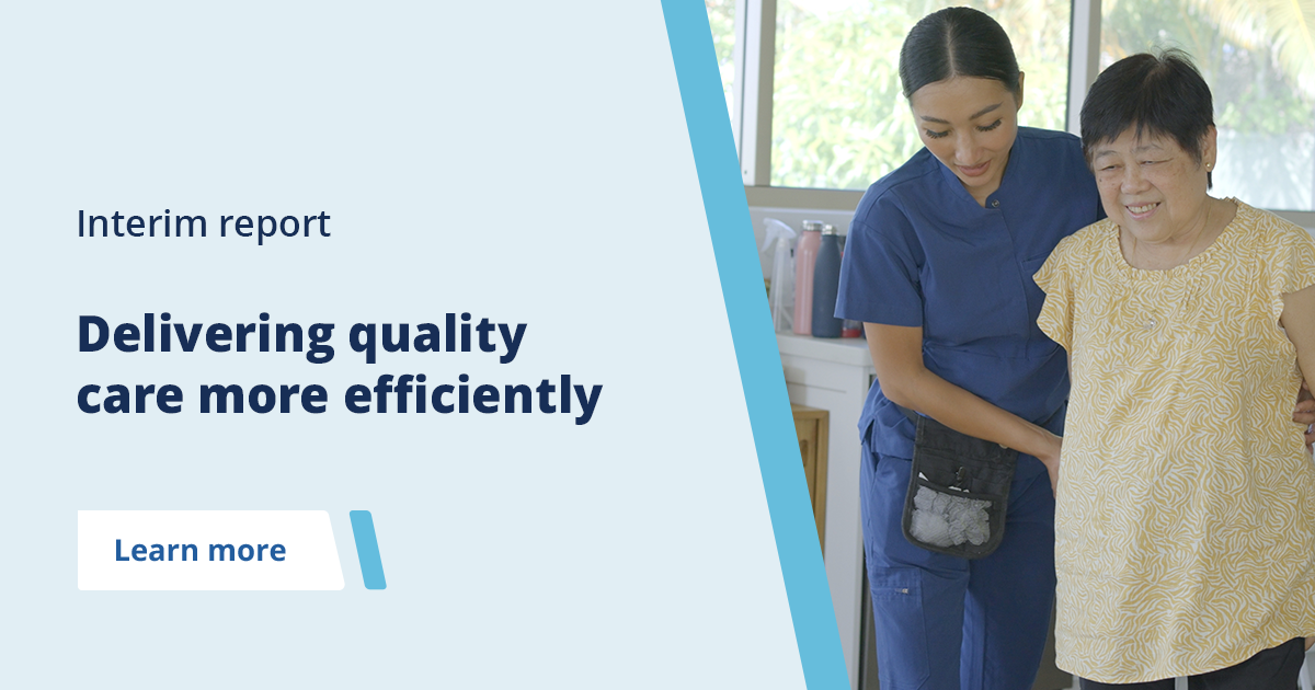 Delivering quality care more efficiently - Public inquiry ...