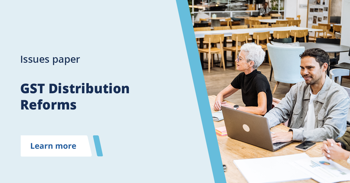 Issues paper - GST distribution reforms | Productivity Commission